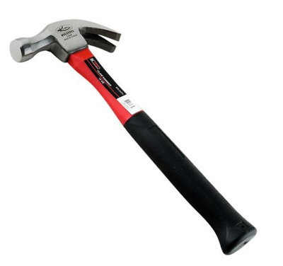 K Tool Claw Hammer 13Oz. Fiberglass Handle Heavy Duty Hand Tool