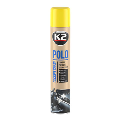 K2 Polo Cockpit Lemon Dashboard Cleaner 750ml - Car Interior Plastic ...