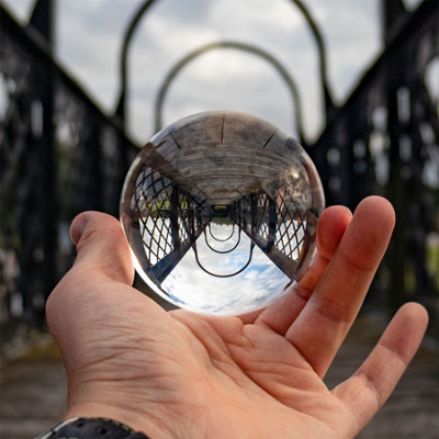 K9 Clear Crystal Ball For Photography 80mm