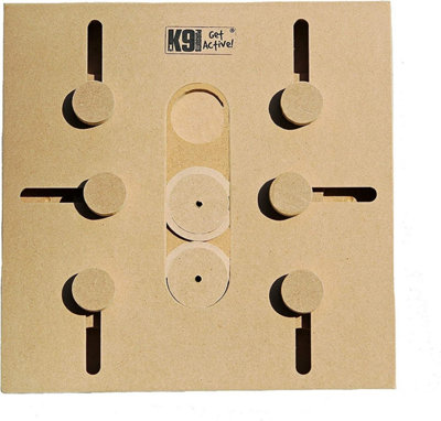 K9 Persuits Dog IQ Interactive Game Rebus Wooden Puzzle Treat ...