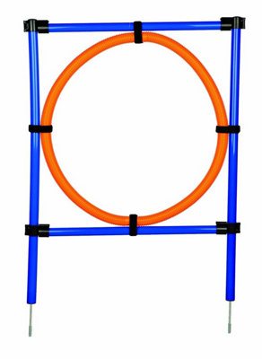 K9 Pursuits Pet Dog Agility Training Jumping Ring Hoop Hurdle Outdoor Fun