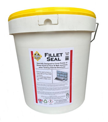 KA Grey Fillet Seal 25kg Bucket for Use with Tanking Slurry Floor Wall ...