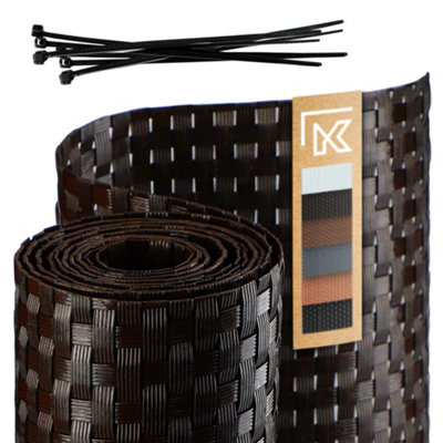KADAX Balcony Privacy Screen, Weatherproof Protective Screen Made of ...