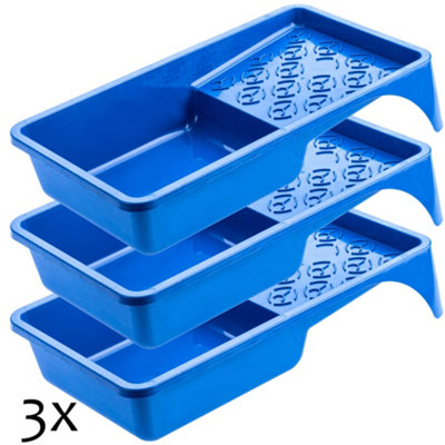 KADAX Black Painting Tray, 29.5 x 15.5 cm, Plastic Paint Tray ...