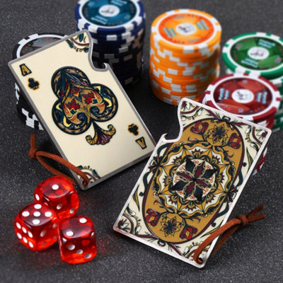 KADAX Bottle Opener, Steel Bottle Cap Opener with Playing Card Design ...