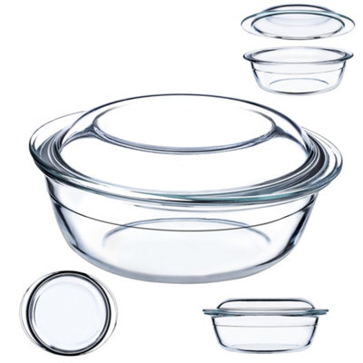 KADAX Casserole Dish Made of Heat Resistant Glass, Fireproof Vessel ...