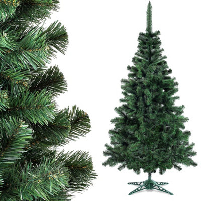 KADAX Christmas Tree 5ft, Artificial Fir Tree, Plastic Stand for Home ...