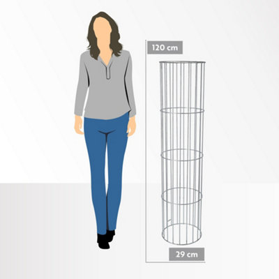 KADAX Column made of steel, mesh columns, steel mesh columns, original ...