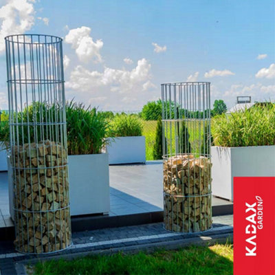 KADAX COLUMN MADE OF STEEL, MESH COLUMNS, STEEL MESH COLUMNS, ORIGINAL ...