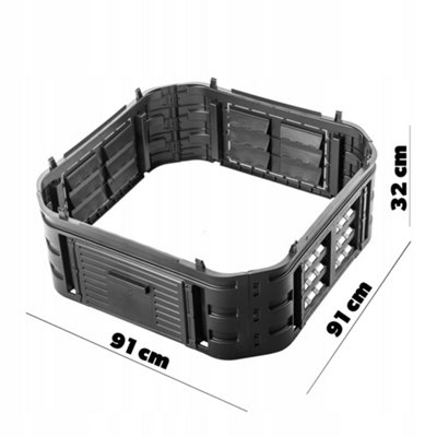KADAX Garden Composter Expansion Module, Plastic Compost Plant Module ...