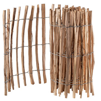 KADAX Hazel Fence, Hazelnut Picket Fence, Garden Fence, Weather ...