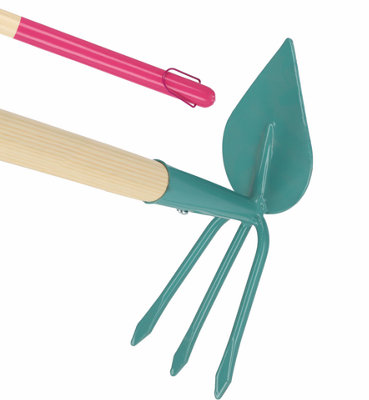 KADAX Hoe for Women, Garden Hoe with Metal Head, Double Hoe for ...