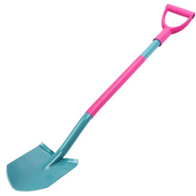 KADAX Long Handled Metal Plastic Gardening Spade Ladies Garden Digging ...