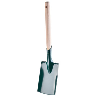 KADAX Metal Garden Spade Grave Shovel with Wooden Handle Digging Tool ...