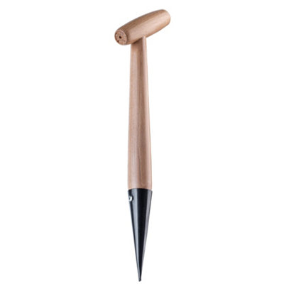 KADAX Metal Planting Aid with Comfortable Wooden Handle, Bulb Planter ...