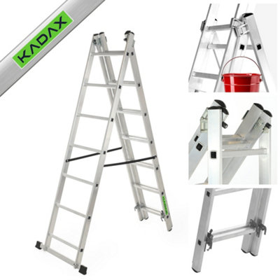 KADAX Multi-Purpose Aluminium Ladder, Multi-Purpose Ladder, Stepladder ...