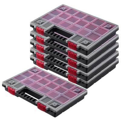 KADAX Plastic Organiser, Tool Box, Small Parts Magazine with ...