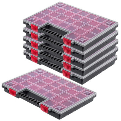 KADAX Plastic Organiser, Tool Box, Small Parts Magazine with ...