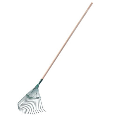 KADAX Rake Leaf Rake Adjustable Rake with Handle for Garden, Lawn ...