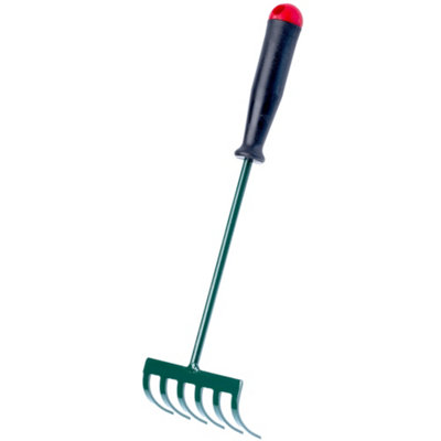 KADAX Rake Small Rake with Handle Metal Leaf Rake Leaf Rake for Garden ...