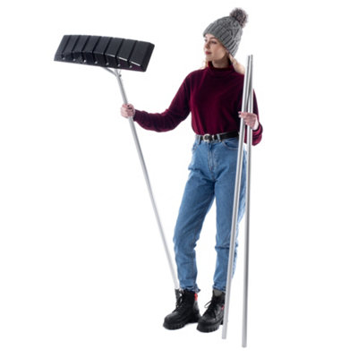 KADAX Roof Snow Blower with Telescopic Handle, Roof Spacer with ...
