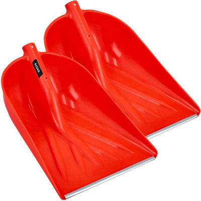 KADAX Snow shovel, 46 x 39.5 cm, snow shovel without handle, snow ...