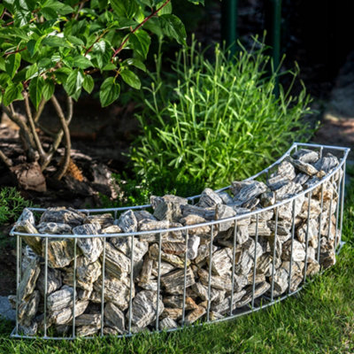 KADAX Steel Garden Edging, Solid Gabion, Decorative Gabion, Stone ...