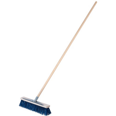 KADAX Street Broom with Scratching Edge, 2 in 1 Broom for Sweeping ...