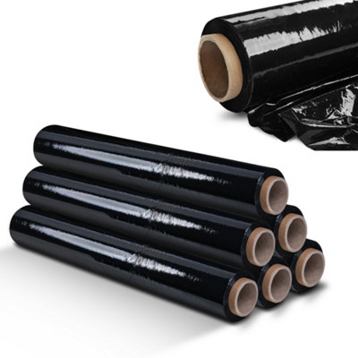 KADAX Transparent Stretch Film, 300 x 50 cm Plastic Film, 3 kg Removal ...