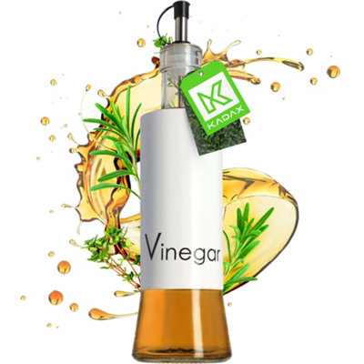 KADAX Vinegar Dispenser, Glass White Vinegar Bottle with Nozzle for ...