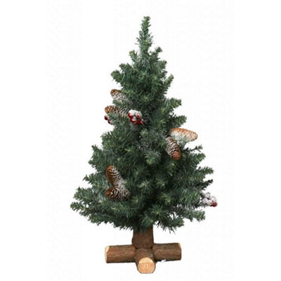 Kaemingk Sherwood Frosted Christmas Tree Green (One Size)
