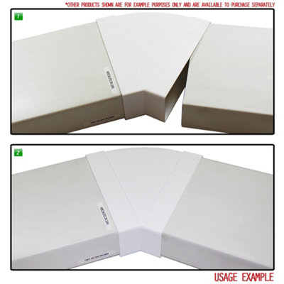 Kair 45 Degree Horizontal Elbow Bend 204mm x 60mm - 8 x 2 inch ...