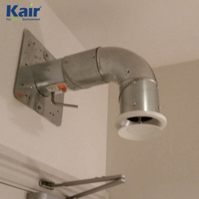Kair Ceiling Supply Valve 200mm - 8 inch White Coated Metal Vent
