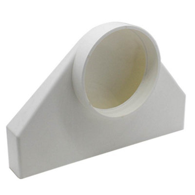 Kair Plenum Elbow Bend Adaptor 234mm x 29mm to 100mm - 4 inch ...