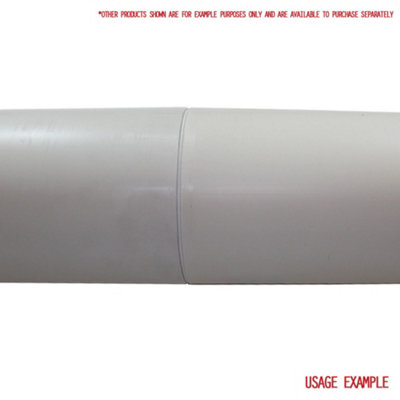 Kair Round Connector 125mm - 5 inch to Connect Duct Pipe or Flexible ...