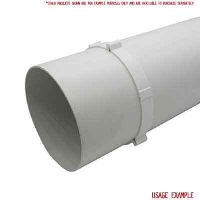 Kair Round Ducting Pipe Retaining Clip 150mm - 6 inch Support Bracket ...