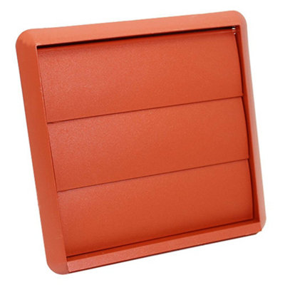 Kair Terracotta Gravity Grille 155mm External Dimension Ducting Air ...