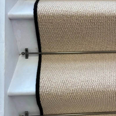 Kalahari Caramel Stair Runner Loop Pile With 100% Wool edge 70 700