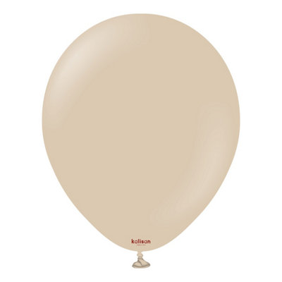 Kalisan Latex Plain Balloons (Pack of 100) Hazelnut (One Size)