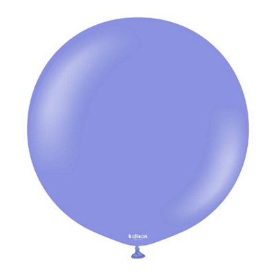 Kalisan Latex Plain Balloons (Pack of 2) Periwinkle (One Size)