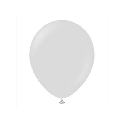 Kalisan Latex Retro Balloons (Pack of 100) Smoke (One Size)