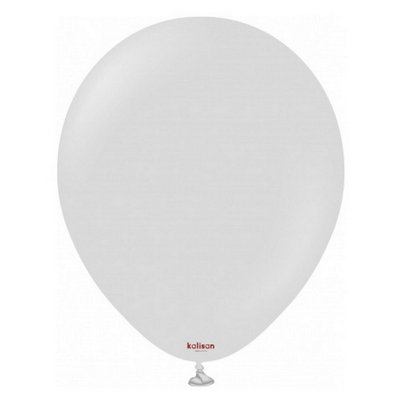 Kalisan Retro Latex Balloons (Pack of 50) Smoke (One Size)