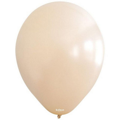 KALISAN STANDARD LATEX BALLOONS (PACK OF 2) BLUSH (ONE SIZE)