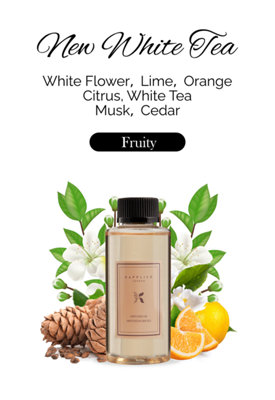Kapplico New White Tea Diffuser Oil 200ml - Pure and Refreshing ...