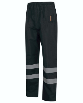 Kapton High Vis Waterproof Over Trouser High Visibility Reflectiv ...