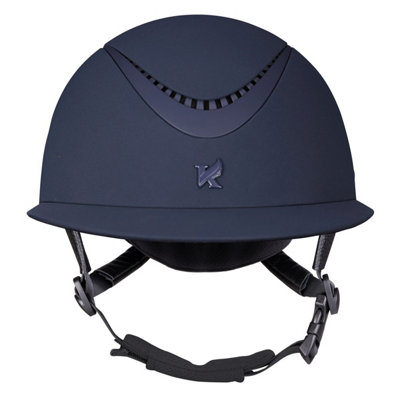 Karben Unisex Adult Aria Ellipse Fixed Peak Riding Hat Navy (52cm - 54cm)