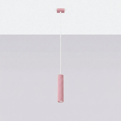 KARBON aluminum pink 1 Lights minimalist Pendant lamps