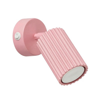 KARBON aluminum pink 1 Lights minimalist Wall lamps