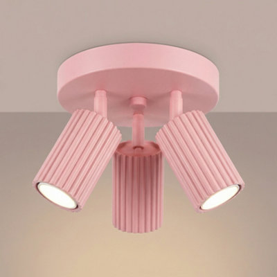 KARBON aluminum pink 3 Lights minimalist Ceiling lamps