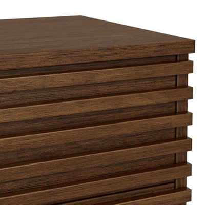 Kari Dark Oak 4 Drawer Chest - By Roseland Furniture